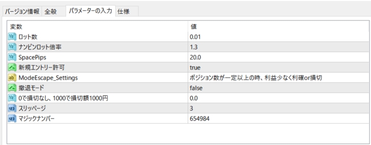 HULK EA 設定マニュアル | eightのFX部屋